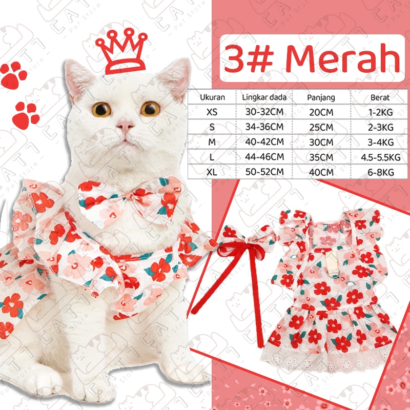 Jual Baju Kucing Bahan Katun Dress Series Terlucu Baju Kucing Anjing ...