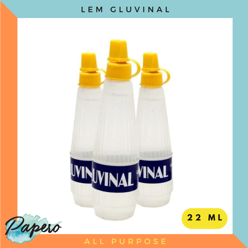 Jual Lem Povinal / Lem kertas / Liquid Adhesive 22 ml | Shopee Indonesia