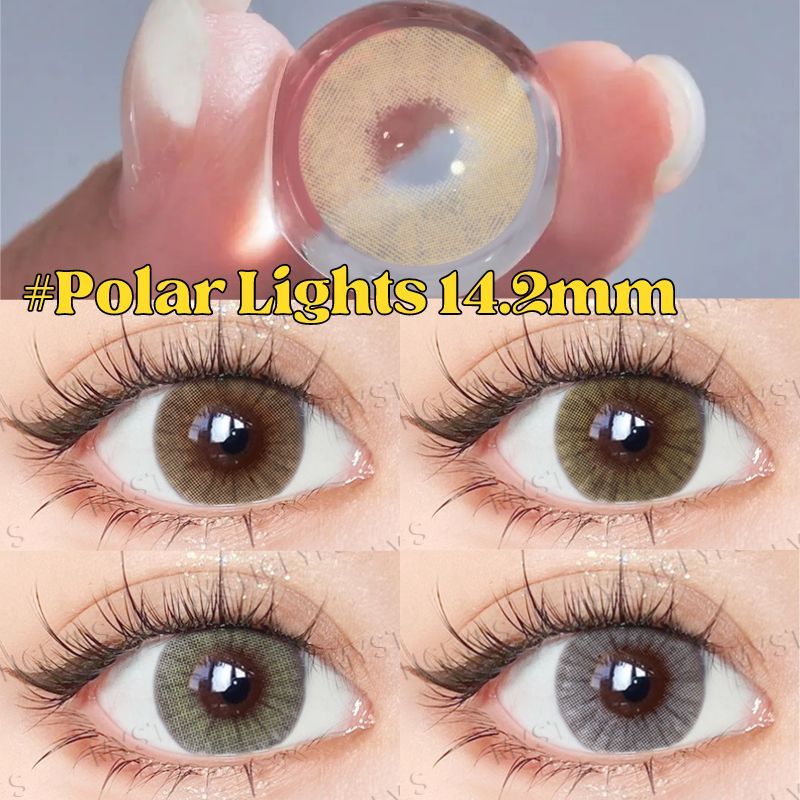 Jual [COD]Mysticeyes Softlens Polar Lights Series Brown Grey lensa ...