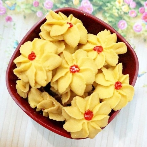 Jual 1 kg Semprit Mawar Kue Semprit Mawar Snack Kiloan Camilan Cemilan ...