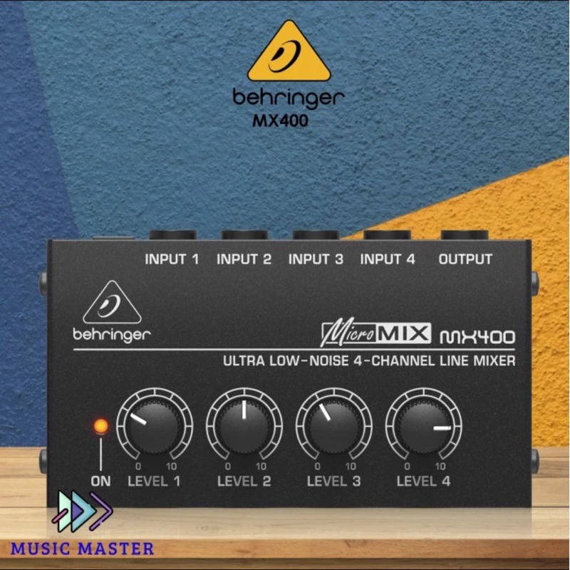 Jual Behringer MICROMIX MX400 / MX 400 Ultra Low Noise 4-Channel Line ...