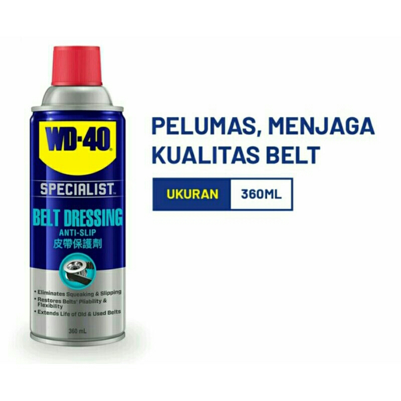 Jual WD 40 Belt Dressing Pelumas Tali V Belt Mobil | Shopee Indonesia