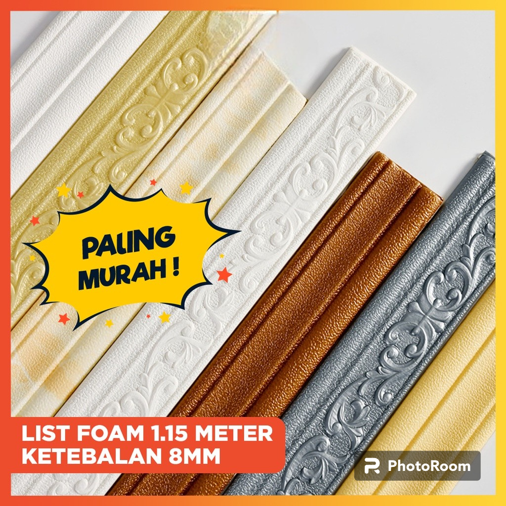 Jual Wall Border List Wallborder Foam 3D Walpaper List Foam Stiker ...