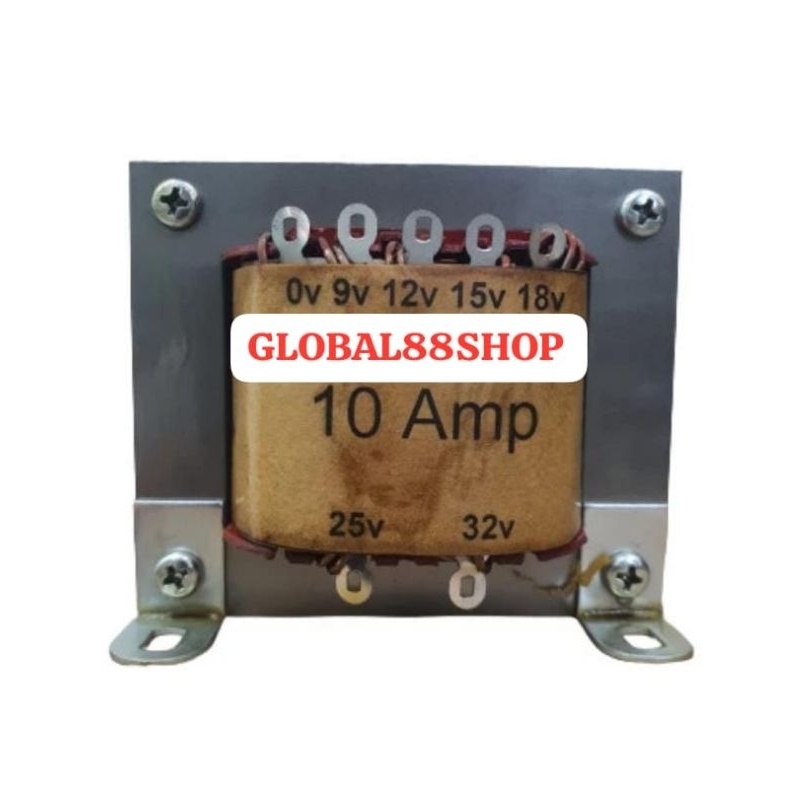 Jual TRAVO 10A NOL 0 9v 12v 15v 18v 25v 32v TRONIC MURNI TEMBAGA ASLI ...