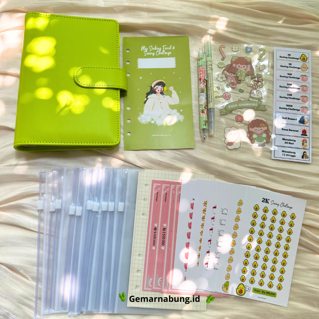 Jual Paket Binder Nabung Keuangan Lengkap (10 Ziplock) | Shopee Indonesia