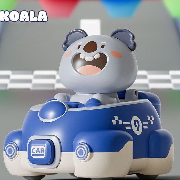 Jual Sangat Nyaman Smile Goddess Mainan Anak Mobil Tabrak Motif Hewan ...