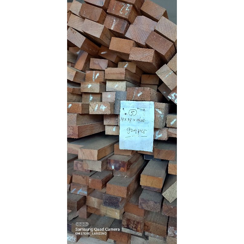 Jual Balok Kaso Usuk Bantalan Rangka Lantai Kayu Bengkirai 3 x 15 x 150 ...