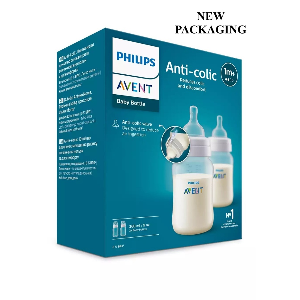 Jual Avent Classic 260 ml Twin isi 2 botol / Avent Classic new ...