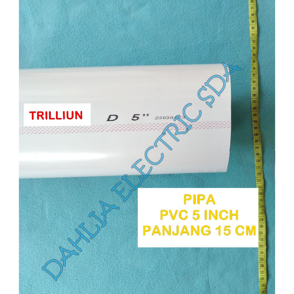 Jual PIPA PVC 5 INCH TYPE D PUTIH (15CM) | Shopee Indonesia