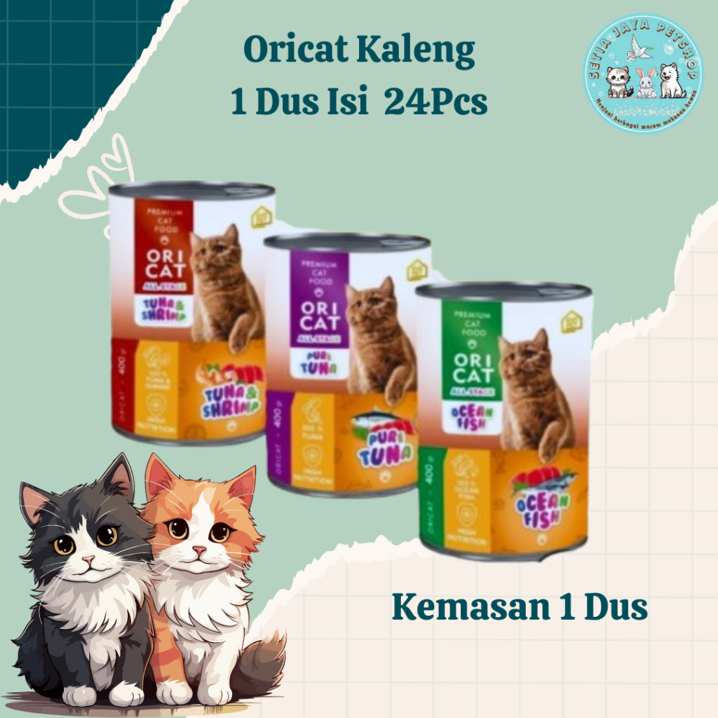 Jual Ori Cat Kaleng 400gr All Variant Oricat Kaleng 400gr (DUS ...