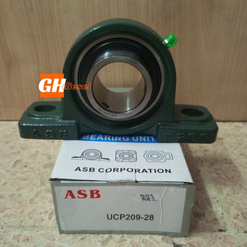 Jual PILLOW BLOCK BEARING KLAKER DUDUK UCP 209 - 28 ASB | Shopee Indonesia