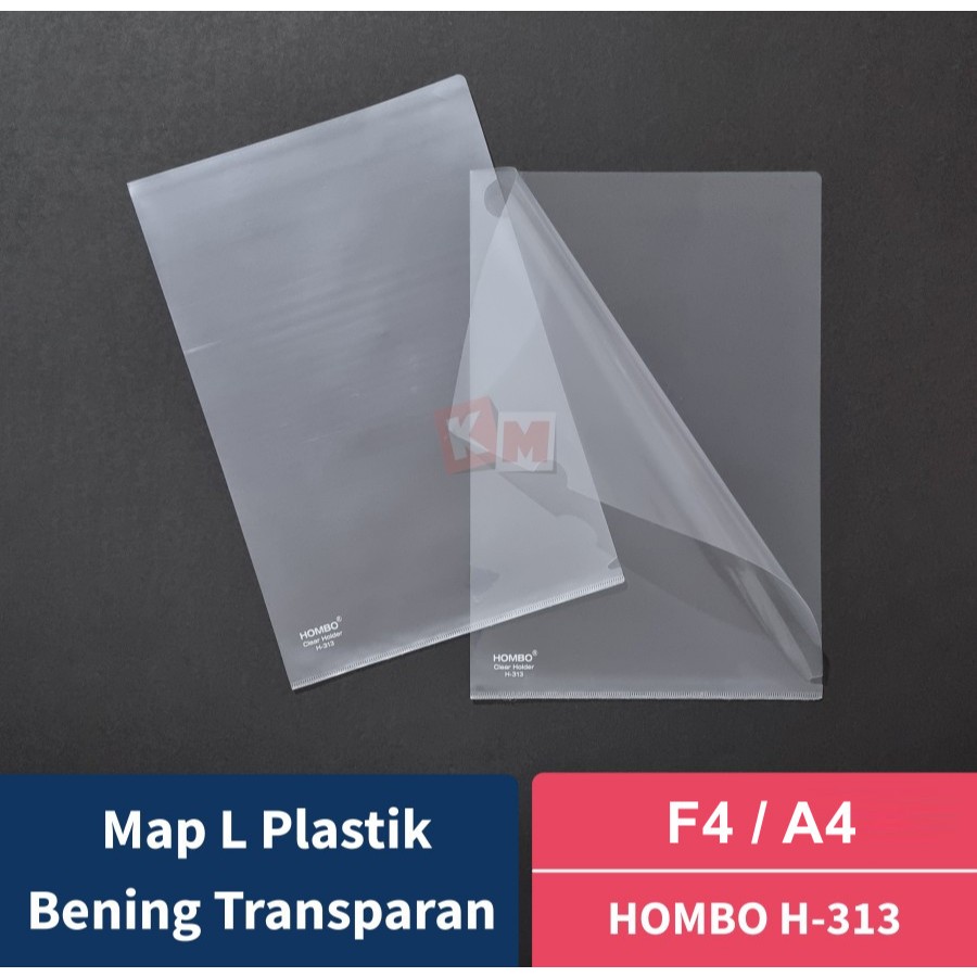 Jual Map L Plastik F4 Folio A4 Bening Transparan Hombo H-313 Clear Sleeves | Shopee Indonesia