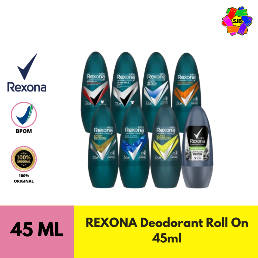 Jual Rexona Men Deodorant Roll On 45 ml | Shopee Indonesia