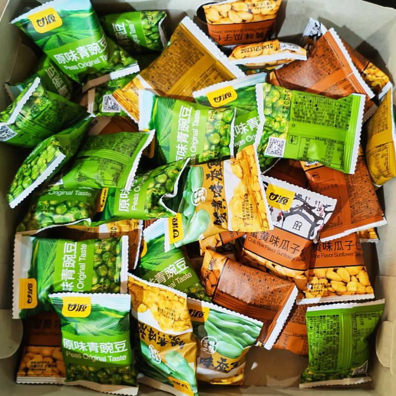 Jual Gan Yuan Crab Roe Sunflower seed / Kuaci/ Broad Beans Kacang Koro ...