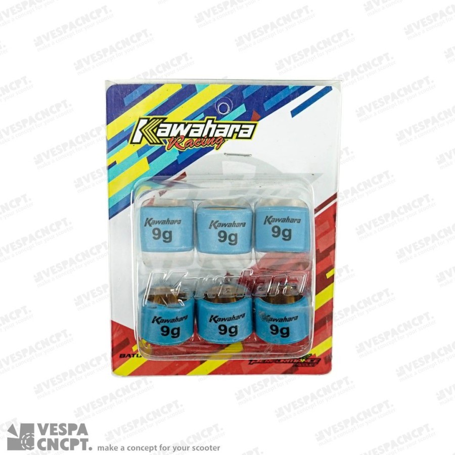 Jual Roller Teflon Kawahara 9 Gram Vespa Lx S 3v Iget 125cc | Shopee ...