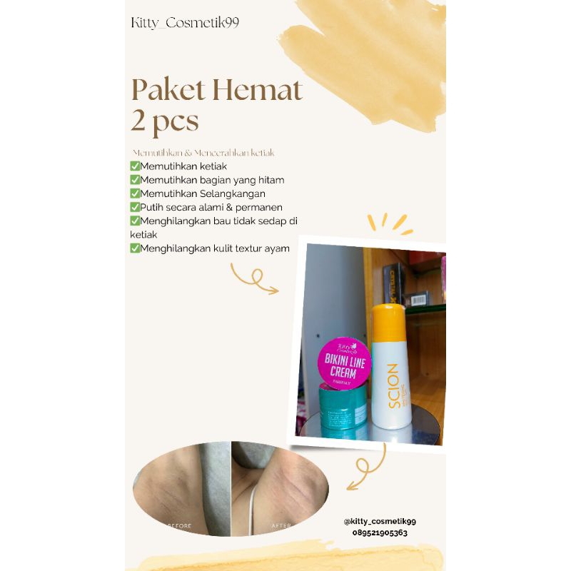 Jual paket roll on & cream lipatan | Shopee Indonesia