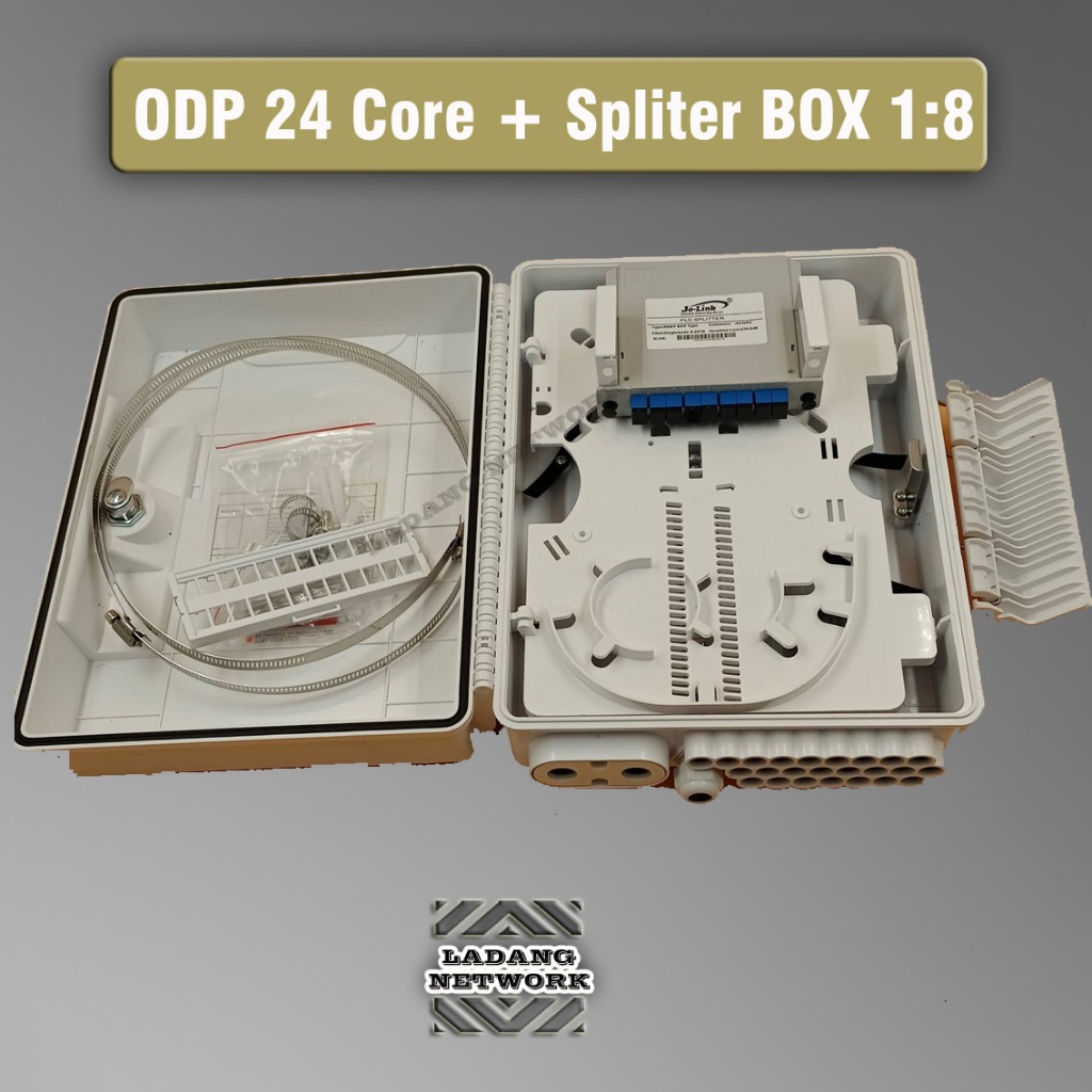 Jual Paket ODP 24 Core Single Lock + Spliter Box 1:8 (isi @10 Pcs ...