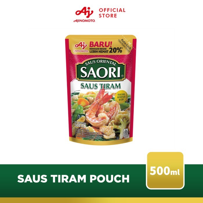 Jual SAORI SAOS TIRAM KEMASAN REFIL POUCH 500ML | Shopee Indonesia