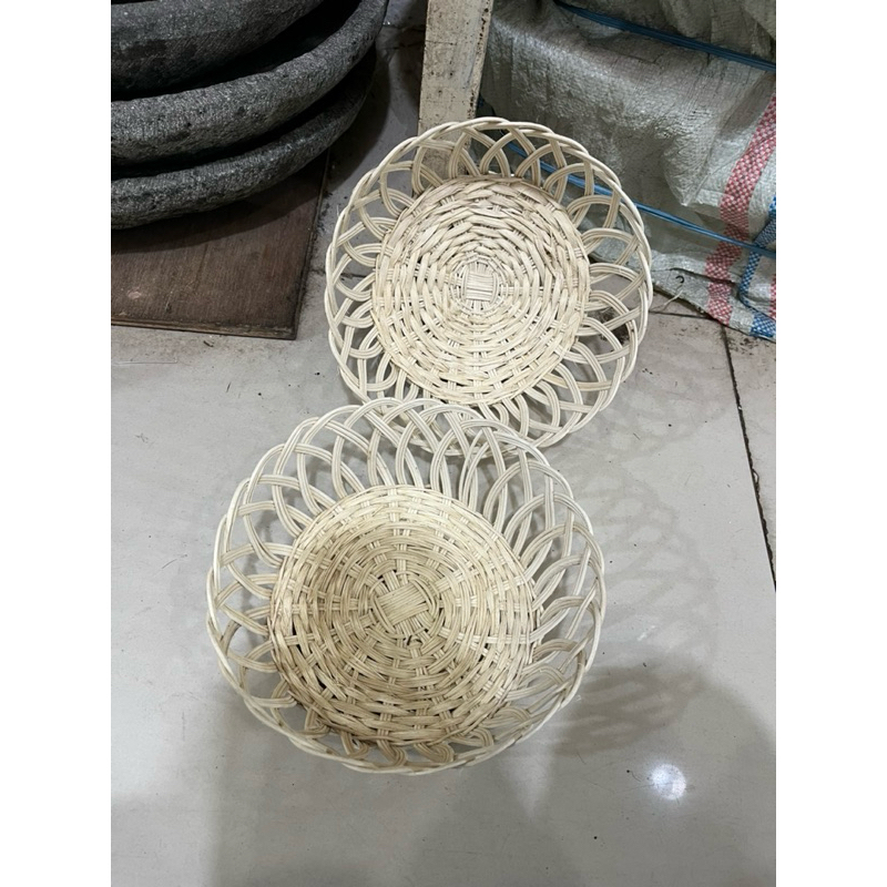 Jual Keranjang buah rotan bulat Keranjang parcel rotan no.2 22cm MURAH ...