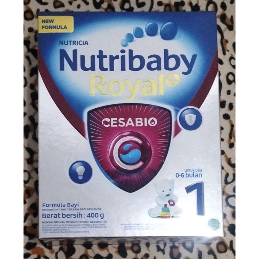 Jual Nutribaby Royal+ Cesabio 1 Formula Bayi Bubuk 400 gr | Shopee ...