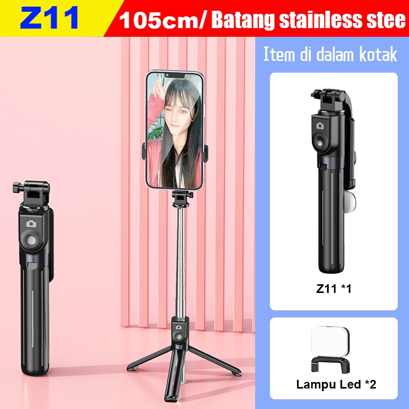 Jual Topspot Tongsis Selfie Stick Tripod 105cm dengan Monopod dengan Wireless Remote control ...