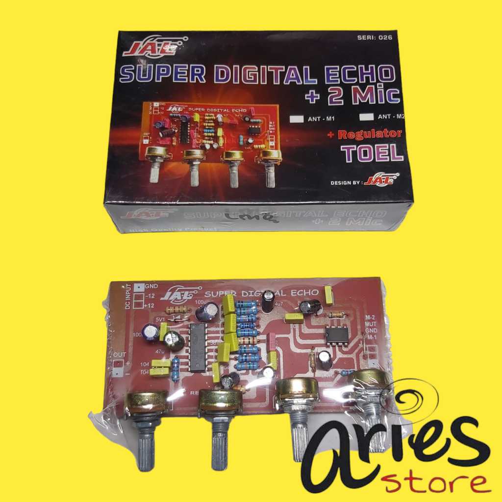 Jual KIT SUPER DIGITAL ECHO PLUS 2 MIC JAL SERI 026 | Shopee Indonesia