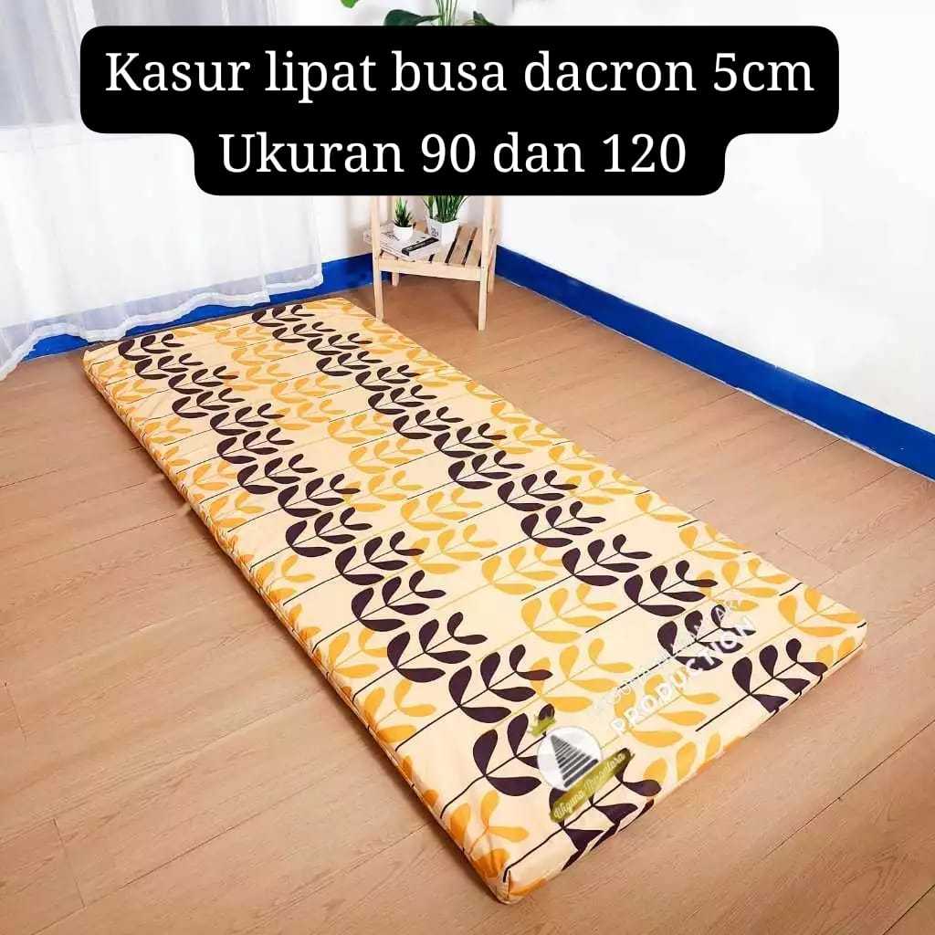 Jual (INSTAN KURIR) Kasur lipat busa dacron 5cm murah tikar santai ...