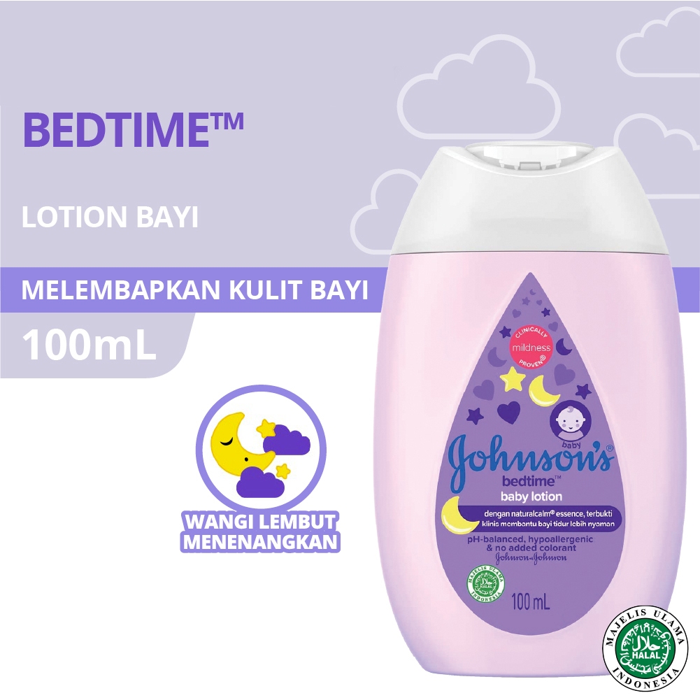 Jual JOHNSONS BABY BEDTIME LOTION 100ML/ LOTION BAYI / JOHNSONS ...
