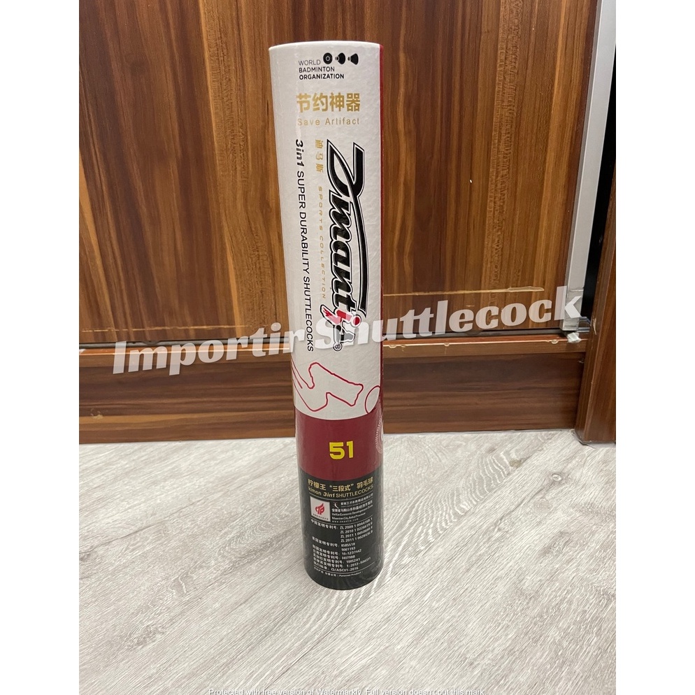 Jual KODE P38R Shuttlecock Dmantis D51 Import 3in1 cock Kok Badminton ...