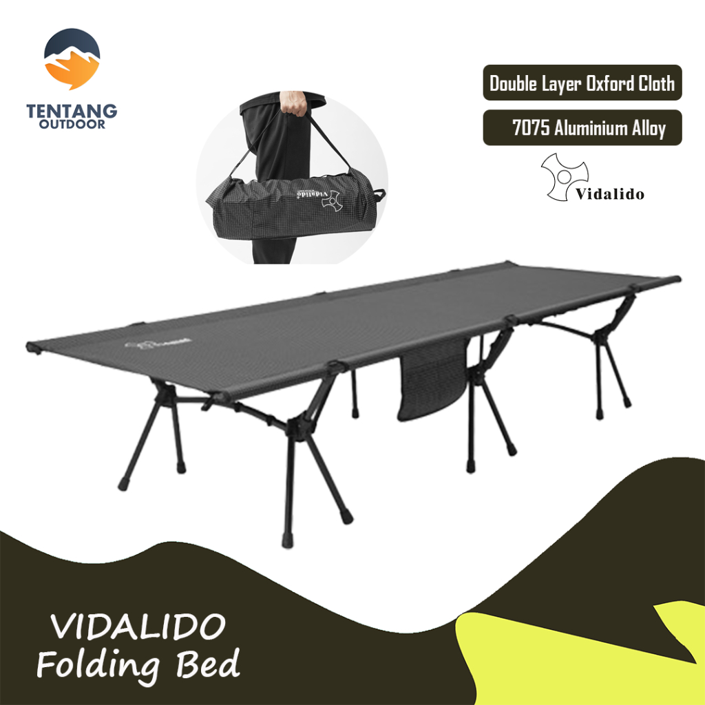 Jual VIDALIDO Ranjang Lipat Portable Folding Bed Velbed Camping Bed ...