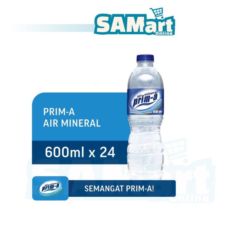 Jual PRIMA Air Mineral Botol 600ml x 24 pcs (KARTON) [SLEMAN BISA ...