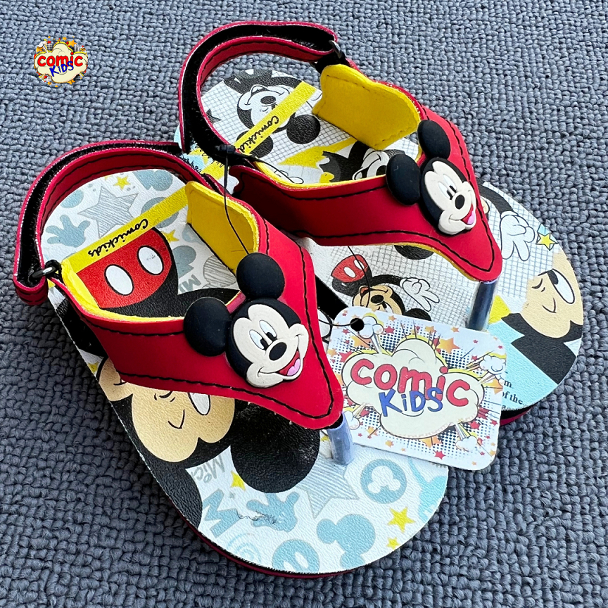 Jual Comickids Sandal Jepit Anak Laki Perempuan Sendal Selop Bayi 1 2 3 ...