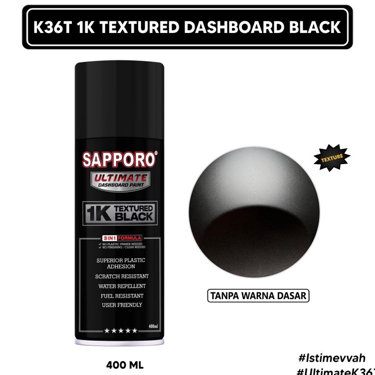 Jual SAPPORO ULTIMATE K36T 1K DASHBOARD BLACK TEXTURE 4 ML s J1G6 | Shopee Indonesia