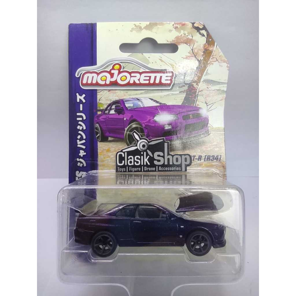 Jual Majorette Japan Series Nisan Skyline GT-R (34) Chase Car Rare ...