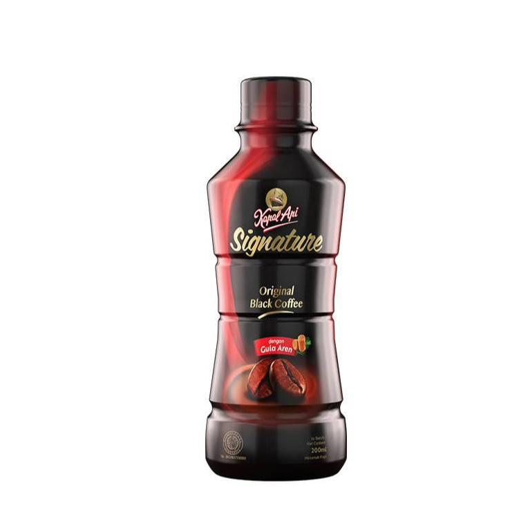 Jual Kapal Api Drink Black Coffee botol 200ml | Shopee Indonesia