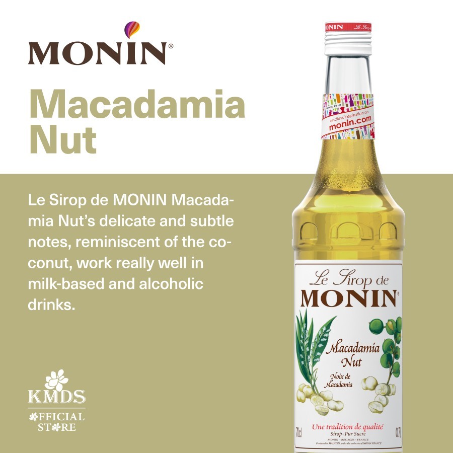 Jual MONIN Macadamia Nut Syrup 70 CL 700 ML | Shopee Indonesia