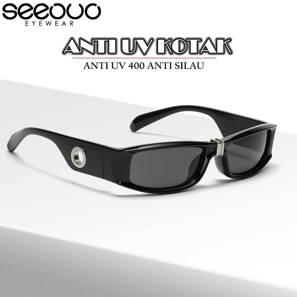 Jual Seeouo Sunglasses UV 400 Protection Model Stylish Kotak Anti Silau Fashionable Bahan TR90 ...