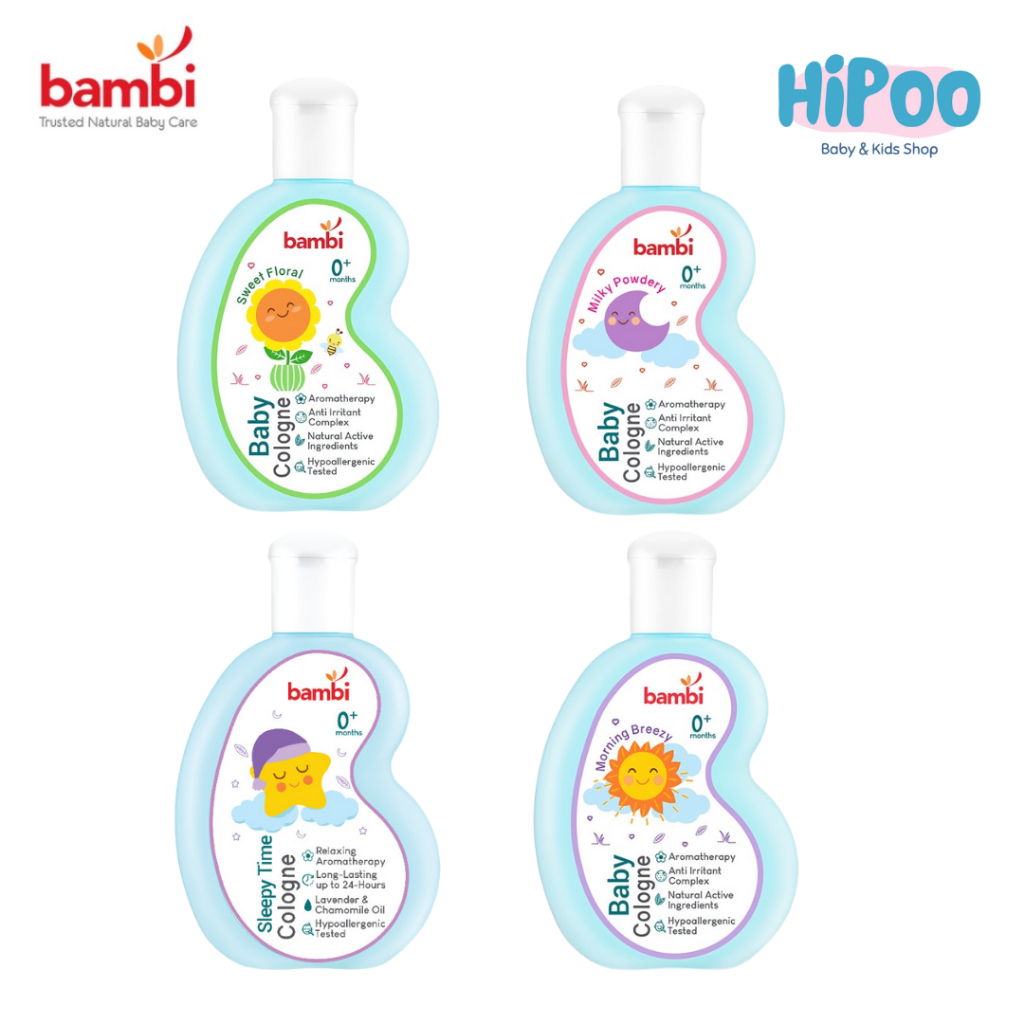 Jual Bambi Baby Cologne 100ml | Minyak Wangi Parfum Bayi | Shopee Indonesia