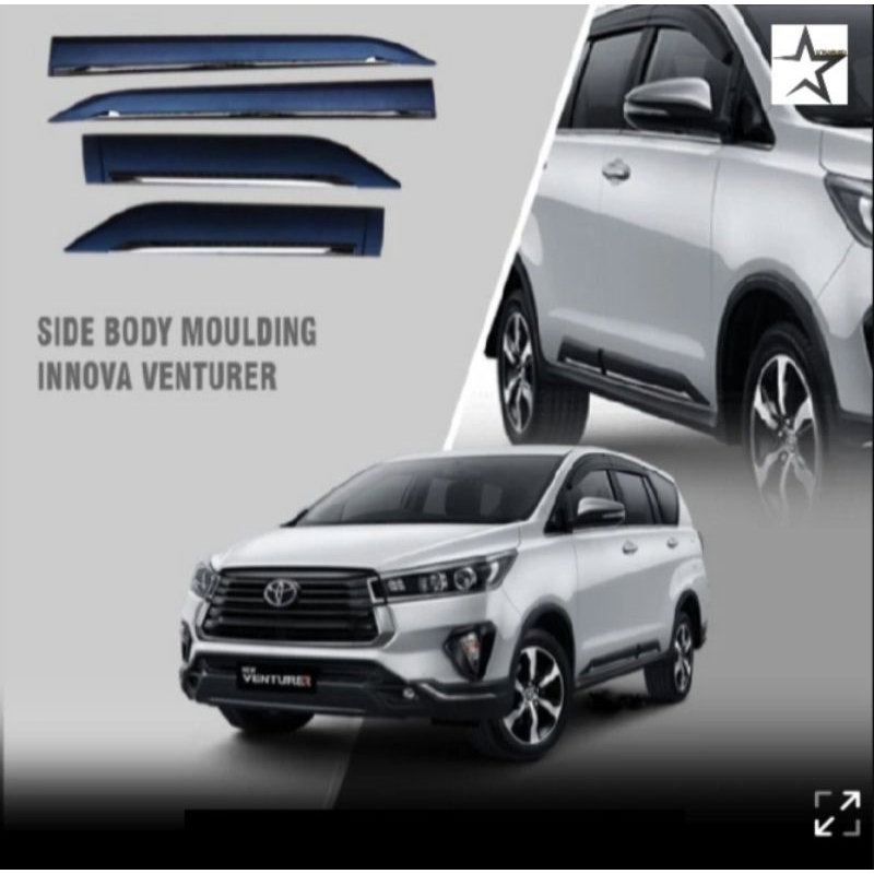 Jual LIST BODY SAMPING INNOVA VENTURER 2021-2022 plastik lokal | Shopee ...