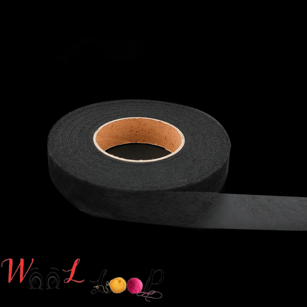 Jual Wool Loop Pita Jahit Perekat Kain Fusible Double Tape Adhesive Hot ...