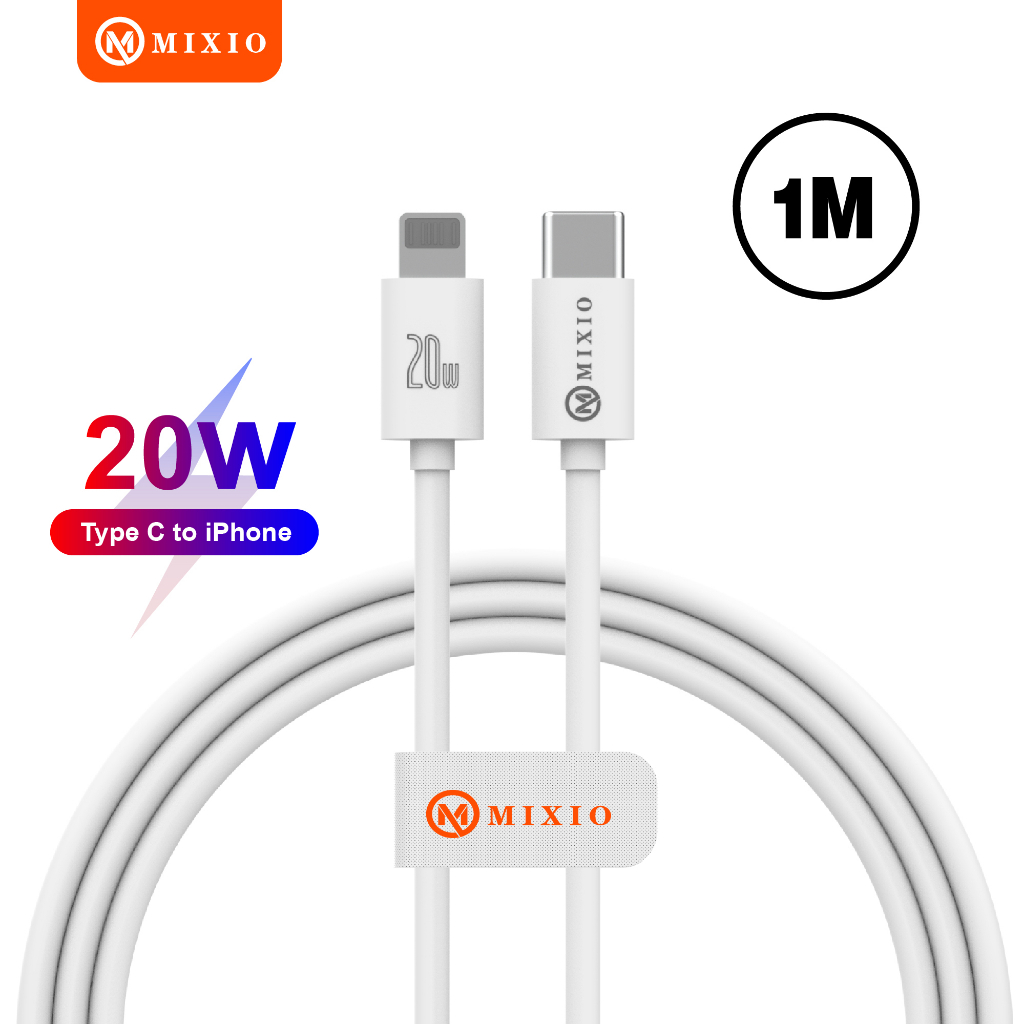 Jual MIXIO MK-01L KABEL DATA TYPE C TO LIGHTNING IP 20W FAST CHARGE ...