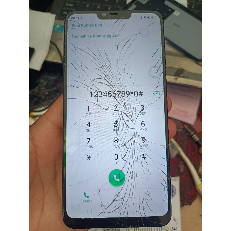 Jual Lcd oppo a3s /Lcd pecah /Lcd retak oppo a3s original/ Layar oppo ...