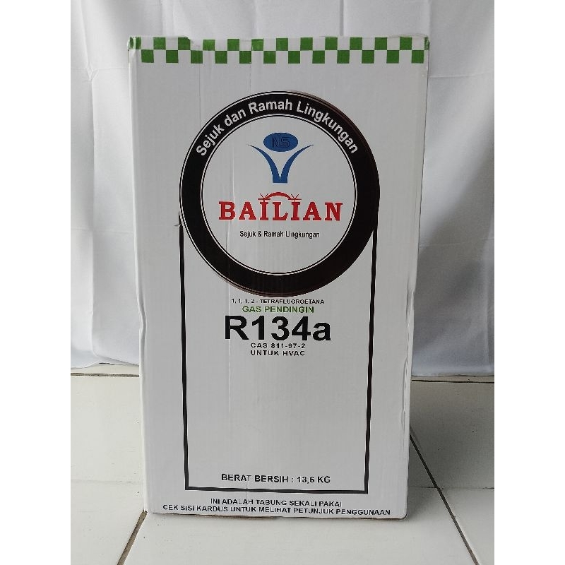 Jual FREON AC MOBIL R134A BAILIAN Kemasan Berat Bersih @13,6kg | Shopee ...