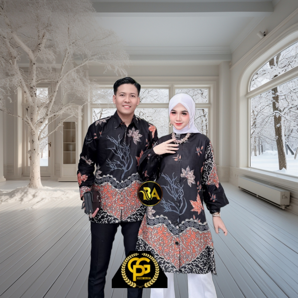Jual BATIK COUPLE MOTIF RUMPUT LAUT BY CIPUNG GALERY | Shopee Indonesia