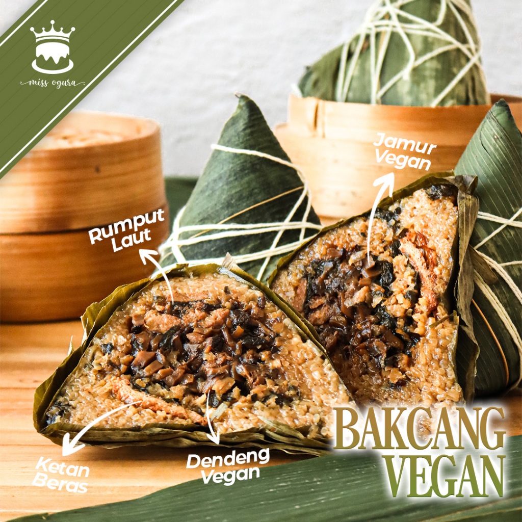 Jual Bakcang Vegan Halal Ayam by Miss Ogura | Shopee Indonesia