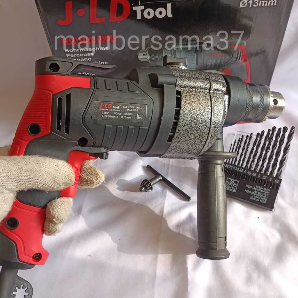 Jual Mesin bor tembok jld bor beton j13-2 gen 3 mata bor tangan set 13pc bor listrik jld impact ...