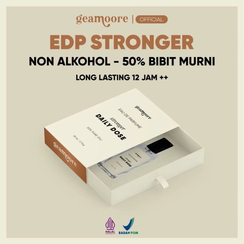 Jual GEAMOORE EDP STRONGER 50% Pure Oil 50ml | Shopee Indonesia
