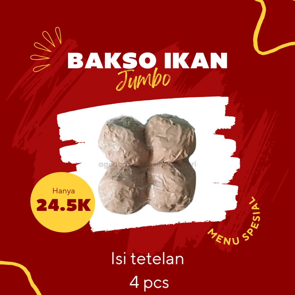 Jual BAKSO BASO IKAN SINAR BAHARI JUMBO ISI TETELAN PELENGKAP SOP ...