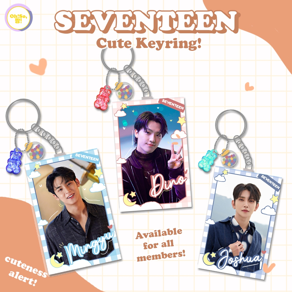Jual SEVENTEEN KEYRING KEYCHAIN GANCI GANTUNGAN ACRYLIC KUNCI VOL.2 CARAT SVT | Shopee Indonesia