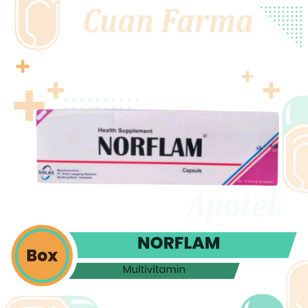 Jual NORFLAM BOX 100 KAPSUL | Shopee Indonesia